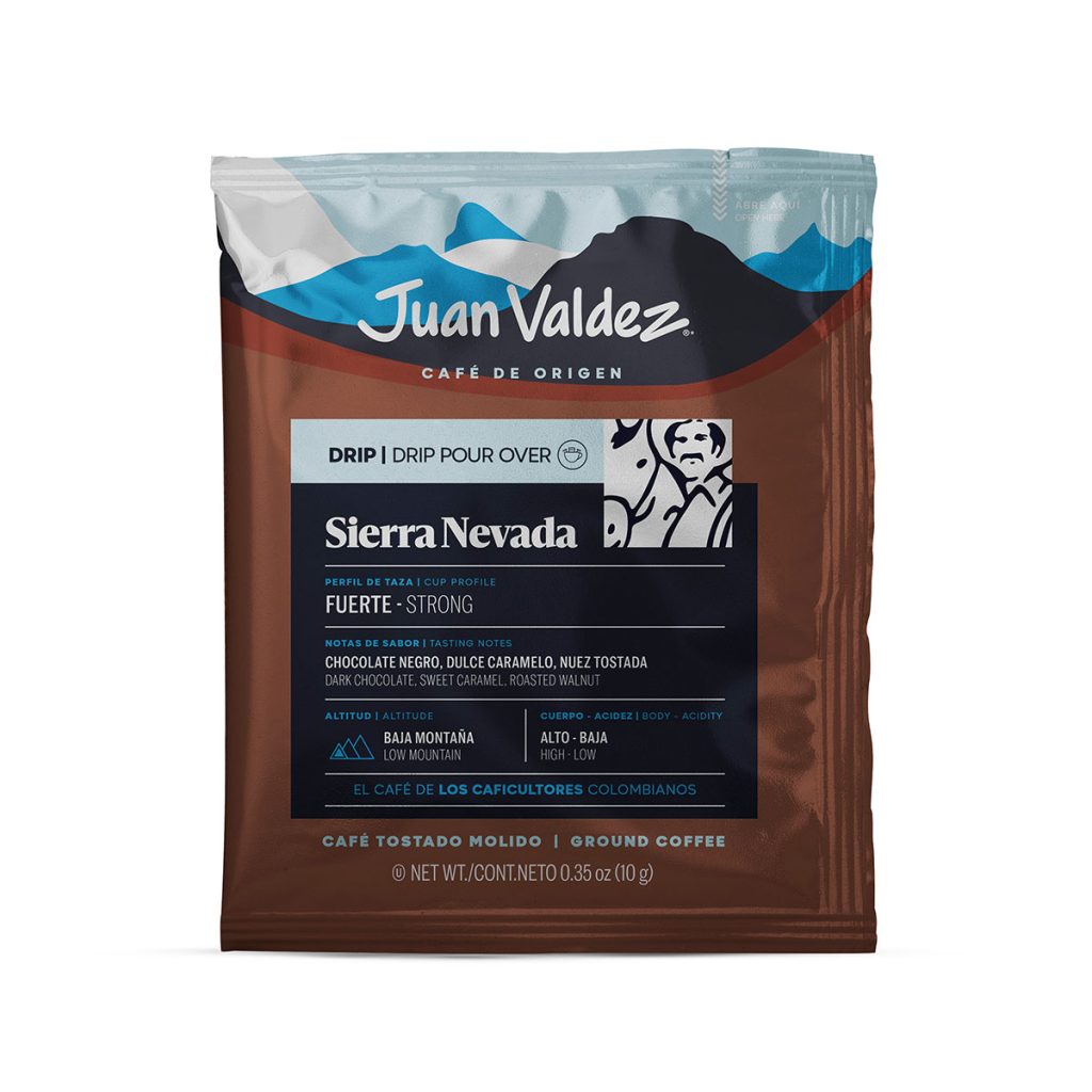Drip Sierra Nevada x5 Sachets - Juan Valdez Mena ® Café Store